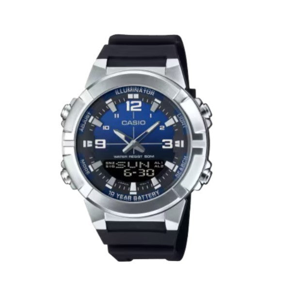Casio Round Shape Casual Analog-Digital Watch for Men - AMW-870A-2AVDF ...