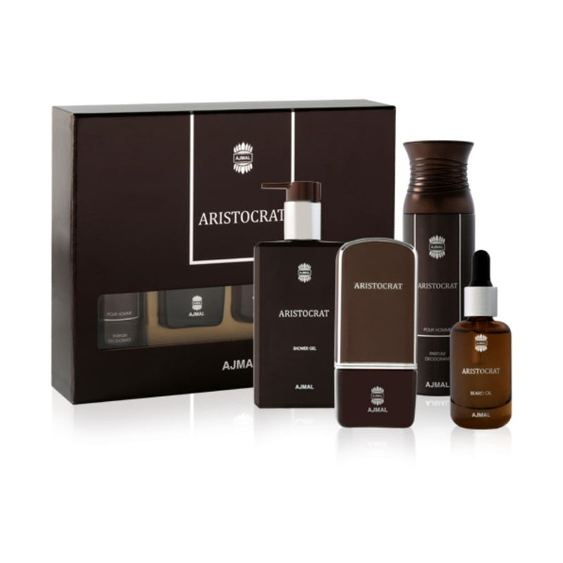 Aristocrat Gift Set By Ajmal Perfumes for Men– FAWAAH