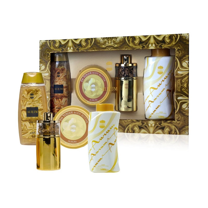 Aurum Gift Set By Ajmal Perfumes for Women– FAWAAH